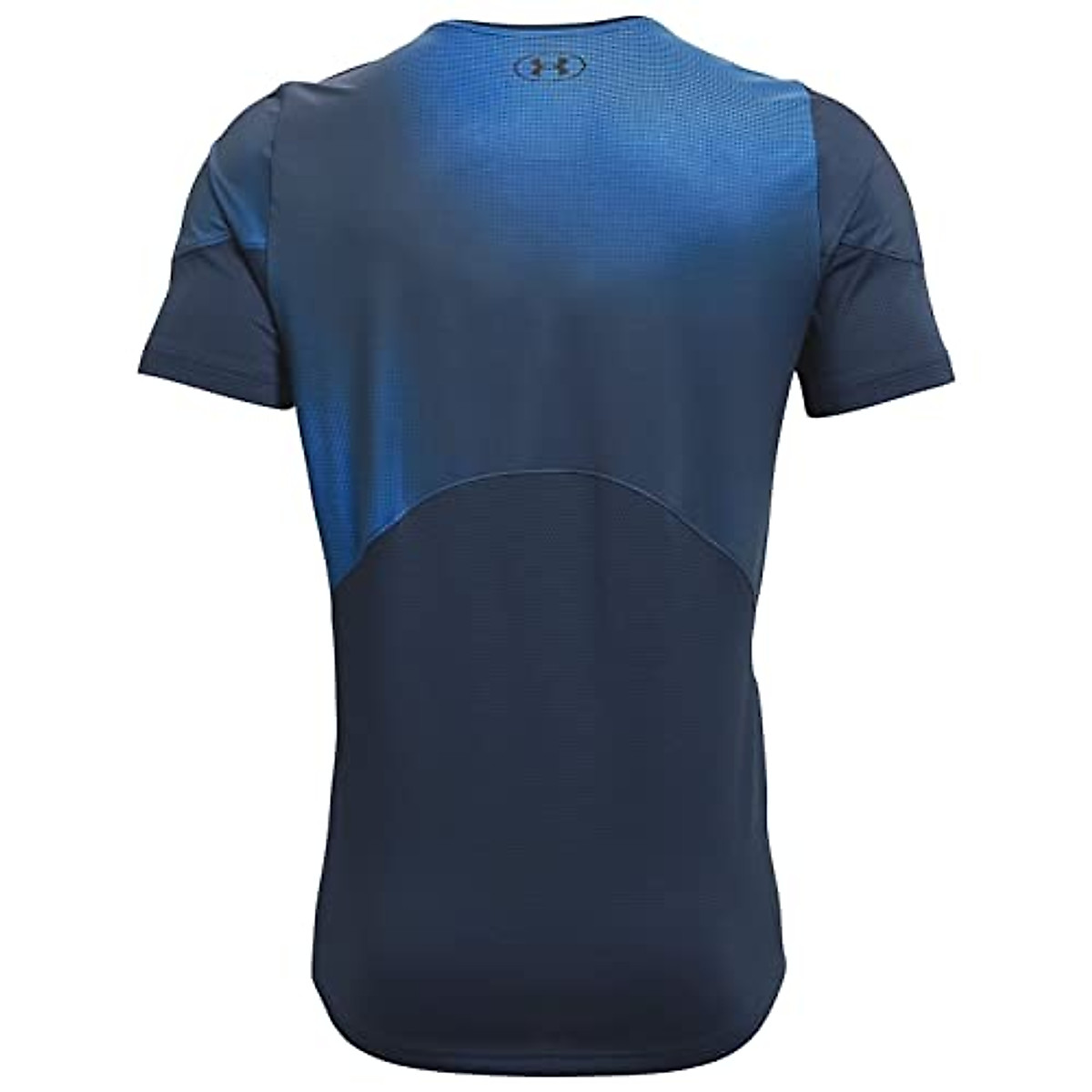 Under Armour Rush Heatgear 2.0 Print Short Sleeve T-shirt, Blue Circuit (436)/Black, XX-Large