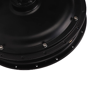 Electric Scooter Hub Motor, 48V 2000W Aluminum Alloy Rims Noiseless Electric Rear Wheel Hub Motor, Super Power Rear Hub Motor for DIY Electric Motorbike Mountain