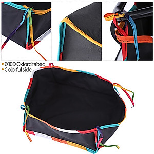 GLOGLOW (Pack of 2) Baby Stroller Pram Waterproof Bottom Basket Infant Pushchair Buggy Shopping Storage Case Organizer Bag Mesh Netting Accessories Organizer