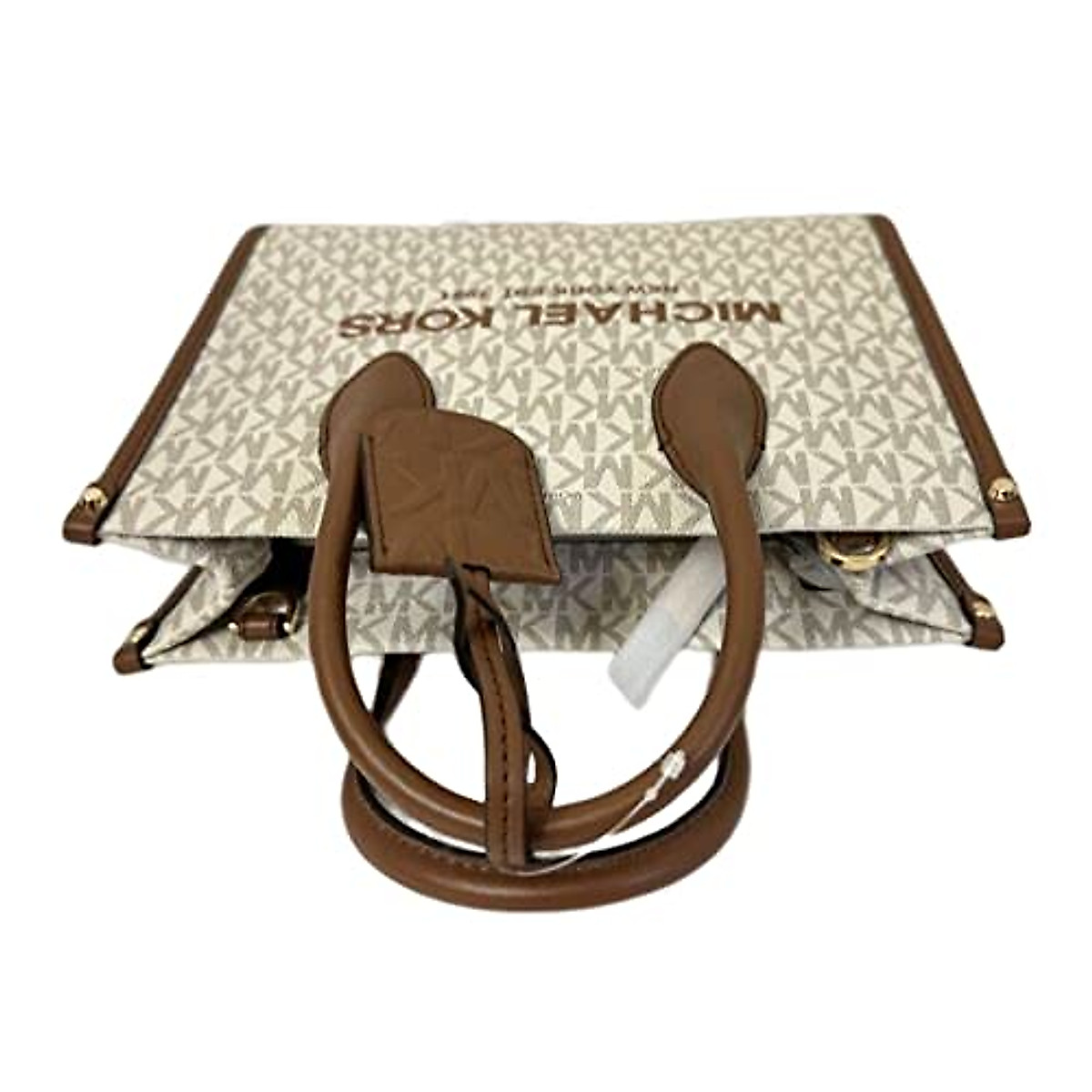 Michael Kors Women's Mirella Small PVC Top Zip Crossbody Bag