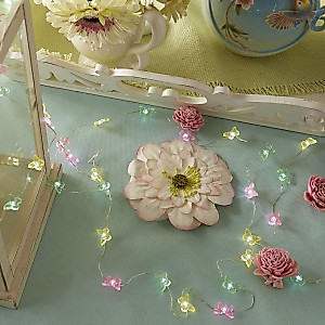 MIYA LIFE Butterfly String Lights LED Butterfly Lamp with Remote Butterfly Lights for Bedroom Elegant Butterfly Decor Hanging Lights for Bedroom