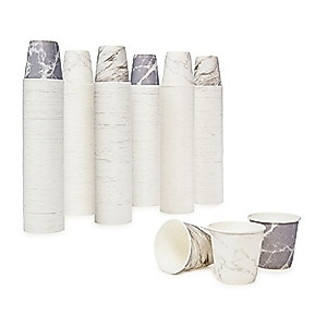 Prince & Spring Paper Bathroom Cups, Multicolor Marble Variety 3 oz x 600 ct