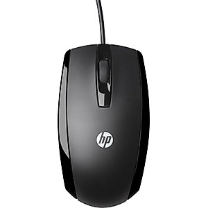 HP X500 - Wired USB Mouse for Windows PC Desktop, Laptop, Notebook, Mac, computerand Chromebook, for Righty or Lefty Use (E5E76AA#ABA),Black