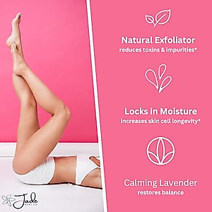 Stem Cell & Collagen Himalayan Salt Scrub | Exfoliating Body Scrub | Exfoliate Foot Scrub & KP Bump Eraser Body Scrub | Best Body Scrubs for Women Exfoliation & Mens Skin Care | Acne Cellulite Deep Cleansing Scars Wrinkles Moisturize Skin Polishes