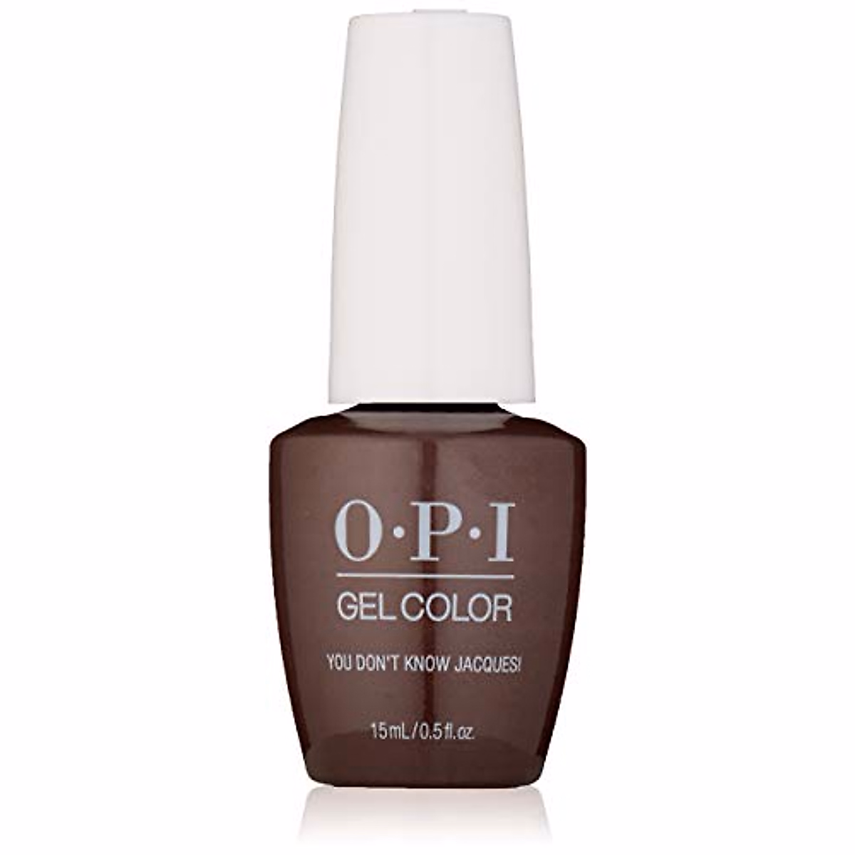 OPI GelColor, You Don't Know Jacques, Brown Gel Nail Polish, 0.5 fl oz