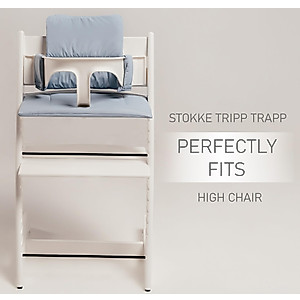 SA ACCESSORIES Cushion Compatible with Stokke Tripp Trapp - Waterproof Soft Seat Cushion for Infants, Babies & Toddlers - High Chair Accessories, Easy to Install, Easy to Clean – Enchanted Forest