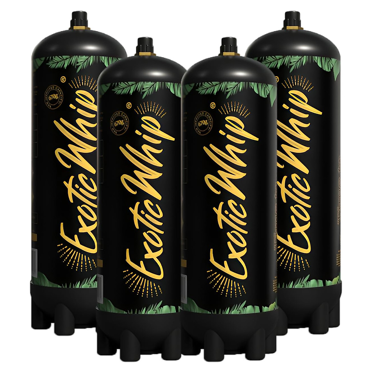 Exotic Whip Cream Chargers - 670G Disposable Nitrous Oxide Tank for Whipped Cream Dispenser - Imported European Quality Whipped Cream Canister