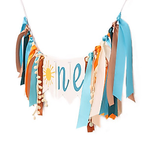 You Are My Sunshine High Chair Banner - Sun Themed First Birthday Party Decorations For Boy, Boho Sun 1st Birthday Party Favor, Modern Sun One Garland For High Chair, Baby Boy Shower Supplies