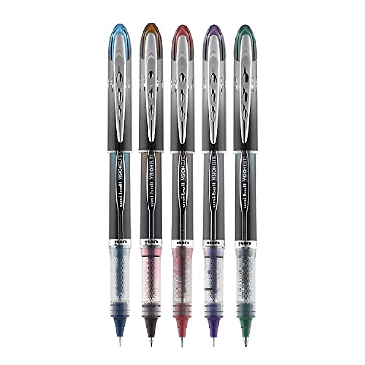 uni-ball 1832410 Vision Elite Blx Series Rollerball Pen .5 Mm Assorted 5/St