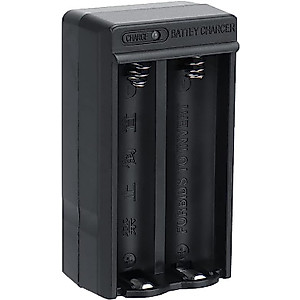 2Pcs 1￵8￵6￵5￵0 Rechargeable Batter￵y W￵i￵th 18650 Rechargeable Battery Charger,Universal Charger for 18￵650 Rechargeable Battery (2Pcs Batte￵r￵y+Charger)