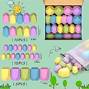 Rurvale Montessori Toys for 3 4 5 6 Years Old Boys and Girls,Wooden Stacking Blocks Rocks, Educational Learning Builing Blocks Sensory Toys for Kids Age 3-5, Preschool Gift