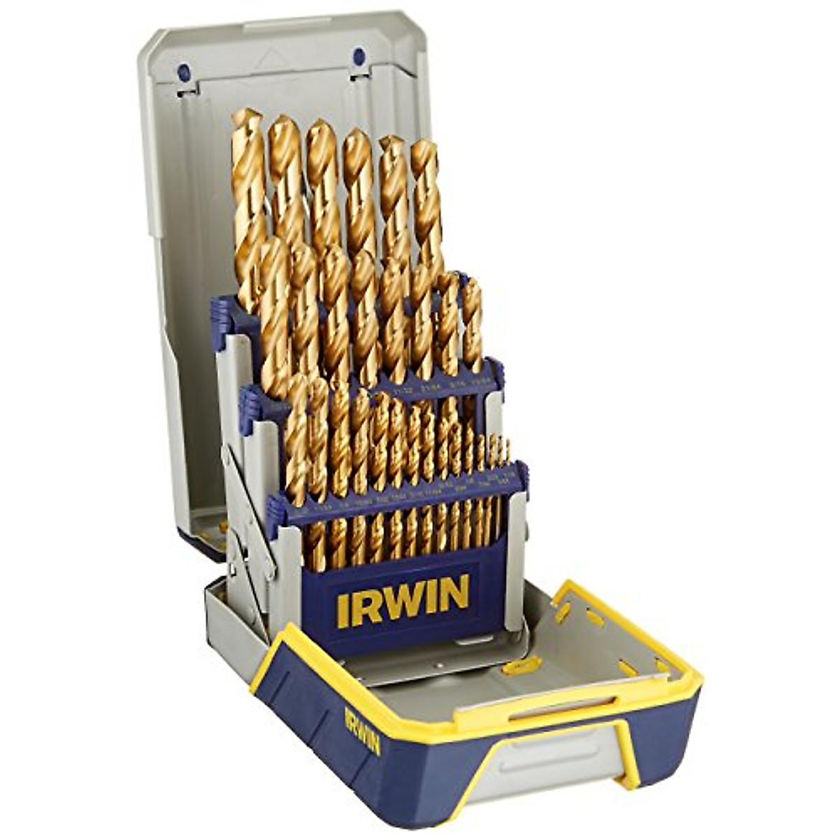 IRWIN Drill Bit Set, Titanium Nitride Coated, 29-Piece (3018003)