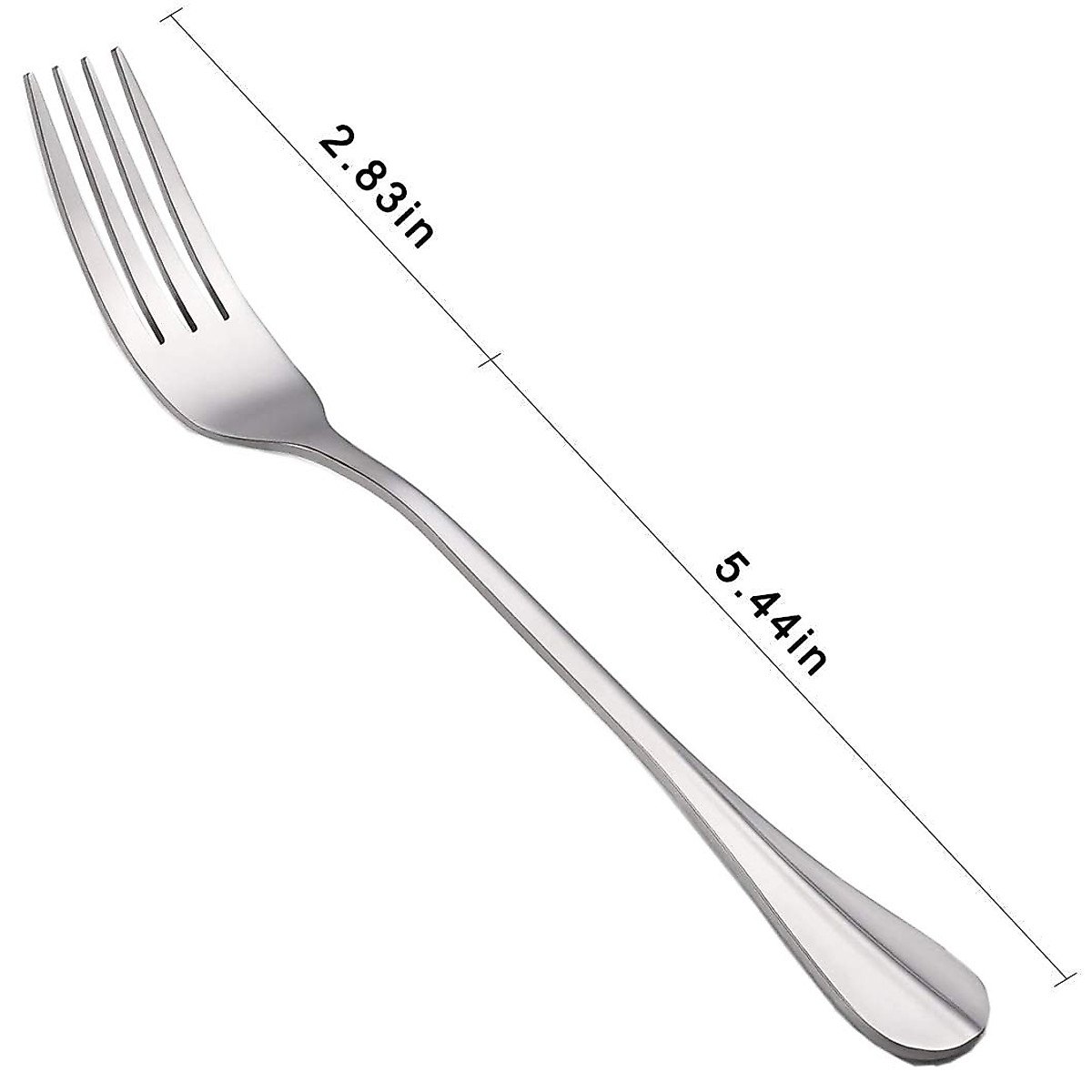 ANFIMU Set of 15 - Stainless Steel Restaurant & Hotel Quality Elegance Dinner Forks