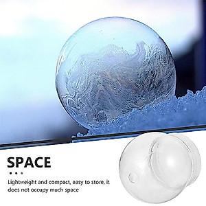 Didiseaon 20pcs Clear Plastic Water Globe Snow Globes with Screw Off Cap for DIY Water Globe Snow Globe Art Crafts Christmas Table Decoration Gifts 150ml