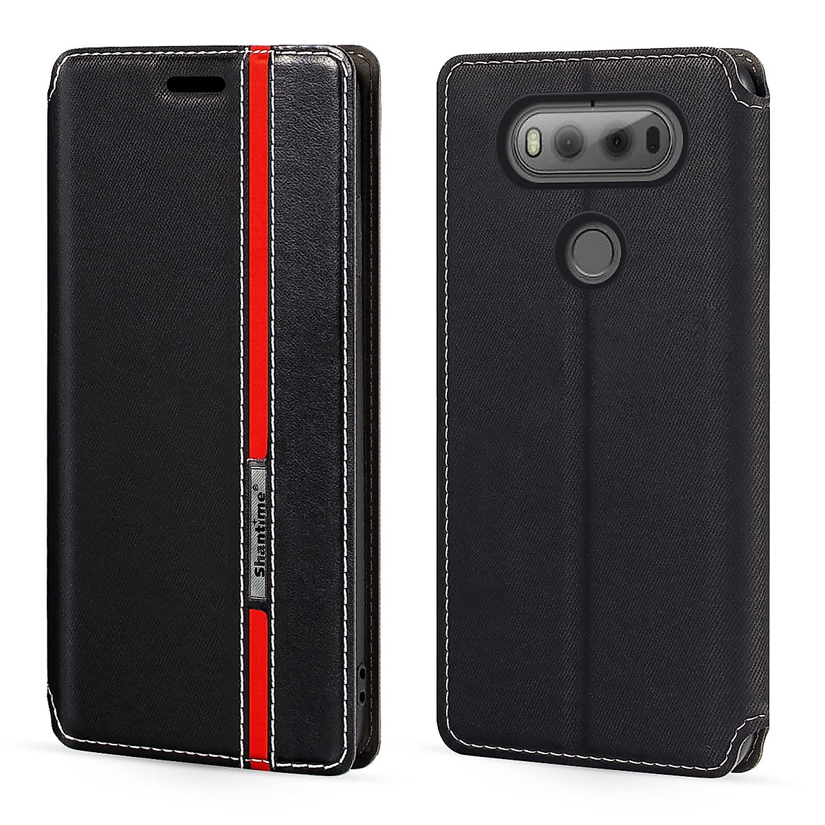 LG V20 H990DS Case, Fashion Multicolor Magnetic Closure Leather Flip Case Cover with Card Holder for LG V20 H990DS (5.7”)