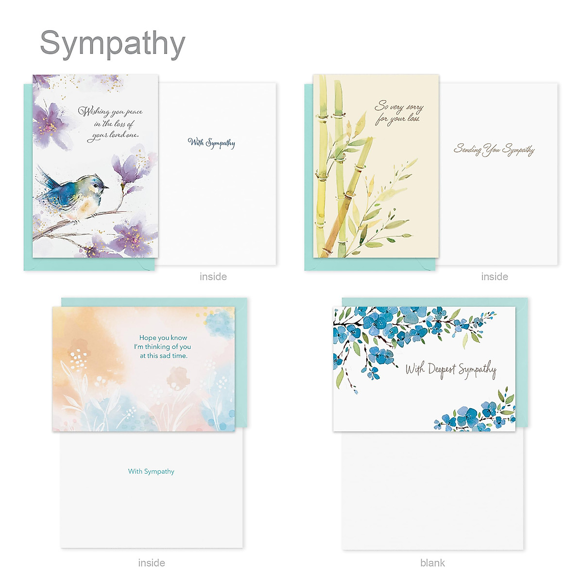 American Greetings Deluxe Boxed Sympathy Card Assortment (15-Cards)
