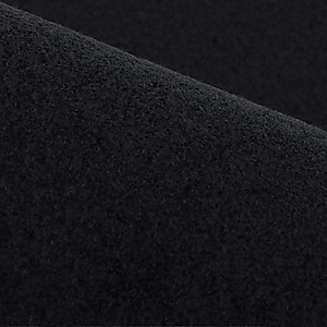 Floor Mats Compatible with 2005-2009 FORD MUSTANG, Nylon Black Front Rear Carpet by IKON MOTORSPORTS, 2006 2007 2008