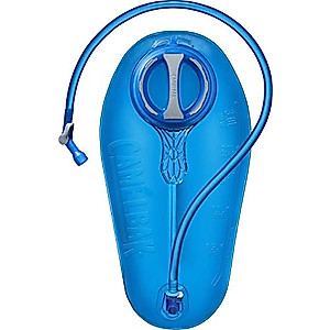 CamelBak Crux 3-Liter Water Reservoir - Hydration Bladder - Faster Water Flow Rate - Leak-Proof Water Bladder - Ergonomic Shape - Big Bite Valve - BPA-Free - 100 Ounces, Blue