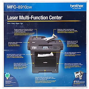 Brother Printer MFC8910DW Wireless Monochrome Printer with Scanner, Copier and Fax, Amazon Dash Replenishment Ready