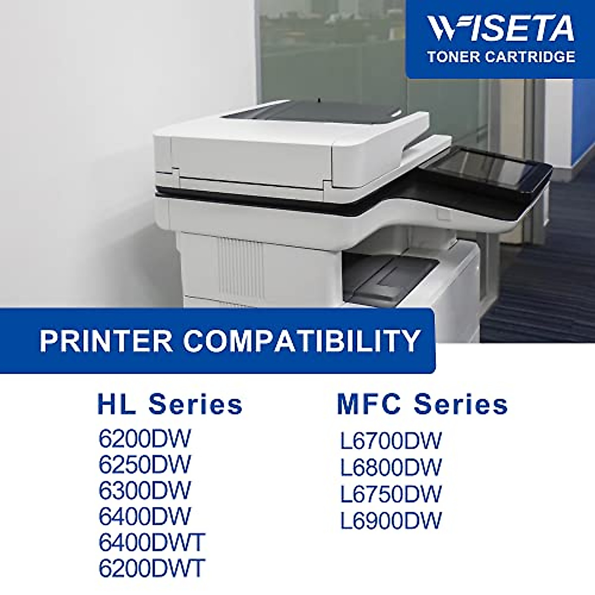 TN880 TN-880 Toner Cartridge Replacement for Brother TN880 TN 880 Toner Cartridges Compatible with HL-6200DW DCP-L5500DN L5600DN MFC-L6700DW HL-L5100DN Printer (2 TN880 TN 880 High Yield Black Toner)