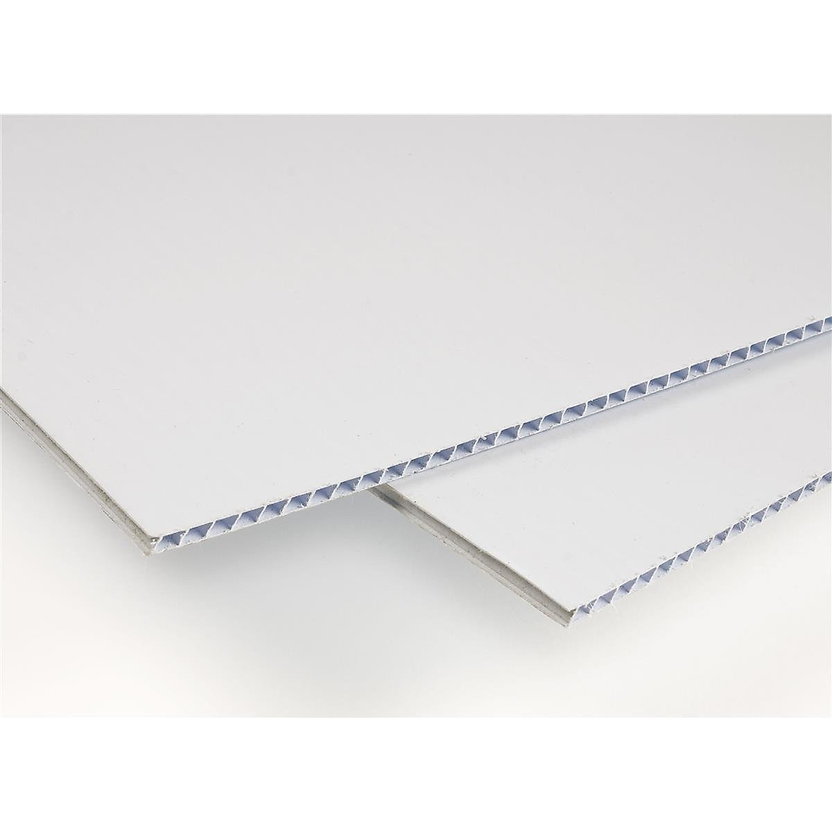 T-SIGN Corrugated Plastic Sheets Coroplast Sign Blank Board, 24 x36 Inches 3/16 Inches Thick for A-Frame Replacement Poster Sheets, 2 Pack White Blanks Sign