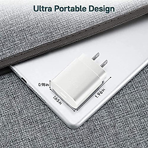 Fast Type C Charger,USB C Charger Block, Fast Samsung Charger Type C Fast Wall Charger 25W PD Adapter Plug Block for Samsung Galaxy S21/S21+/S21Ultra/Z Fold 3/Z Flip 3/Note 20/iPhone 13/13 Pro/12/iPad