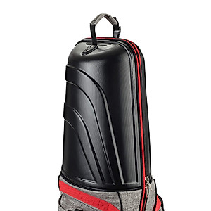 Founders Club Golf Travel Bag Travel Cover Luggage for Golf Clubs with ABS Hard Shell Top