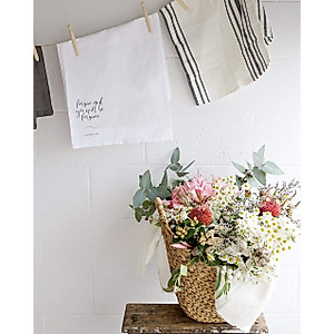 The Cotton & Canvas Co. Forgive and You Will Be Forgiven, Luke 6:37 Scripture, Bible, Religious, Soft and Absorbent Tea Towel, Flour Sack Towel and Dish Cloth