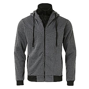 Trendy Hoodies Grey Sweatshirt Oversized Shirt Pull Over Hoodie for Men's Pullover Sweater Blank Hoodie Skull Hoodie Y2K Hoodie Zip Up Couples Matching Hoodies Y2K Sweatshirt Dark Gray XXL
