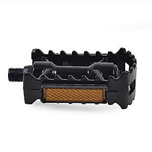 ThinkTop Kid's Bike Pedal, Aluminium Alloy Ultra Strong 1/2-Inch Bike Pedals Platform Flat Fit for 12" 14" Boys Girls Bike