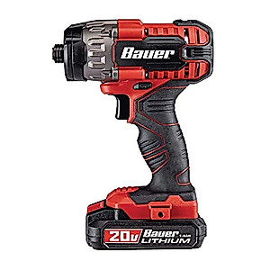 Bauer 1781C-B1 Hypermax Lithium, Hex Compact Impact Driver Kit, 20V