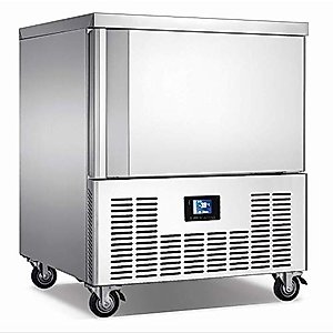 Kolice Commercial 5 Trays Blast Chiller & Freezer, Chest Freezer, Blast Freezer, Flash Freezers, Dumpling Freezer, Batch Freezer for Restaurant Bakery School Hard ice Cream, Chicken, Fish, Dessert etc