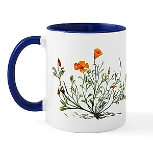 CafePress California Poppy Mugs Ceramic Coffee Mug, Tea Cup 11 oz