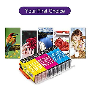 officewrod Compatible 251XL CLI251 Ink Cartridges Replacement for Canon 251 CLI-251XL (3 Yellow, 3 Cyan, Magenta, 9 Packs), Work with PIXMA MX922 MG7520 MG5520 MG5420 MG7120 color SK2503C-T2FW9745