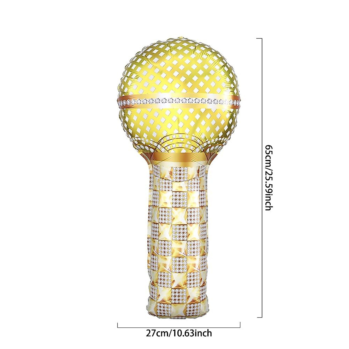 Songstar Birthday Decoration 155pcs Pink and Purple Balloon Arch Kit Hollow Star,Microphone, Disco Mylar Balloon for Music Fans Birthday Popular Singer Birthday Party Decor