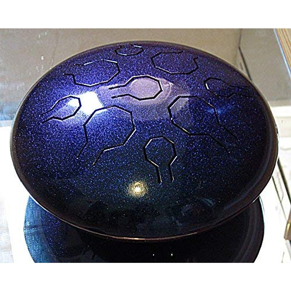 Stardust Stainless Steel Double VibeDrum – 18 Notes - B – in Various Scales - Handpan - Steel Tongue Drum