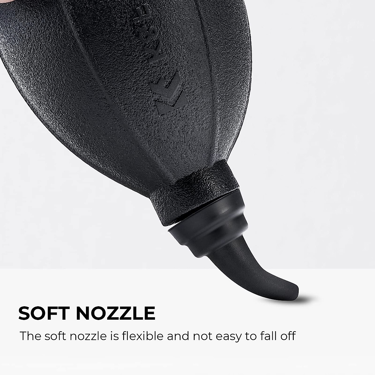 K&F Concept Soft Tip Air Blower, Lens Blower for Digital, DSLR, SLR Cameras, Camera Lenses, Sensitive Electronics and Keyboards Telescope Filters, Rubber Bulb Air Pump Dust Blower