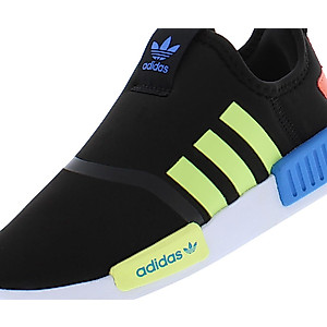adidas NMD 360 Boys Shoes Size 10.5, Color:Black/Lime-Black