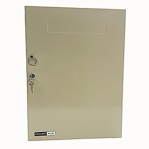 TECHTONGDA Wall Mount Key Cabinet Key Storage Lock Box Steel Adjustable Key Organizer (60 Position)