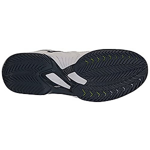 Mizuno Wave Exceed Tour 5 AC Men Tennis Shoe, White-Dress Blue, 8.5