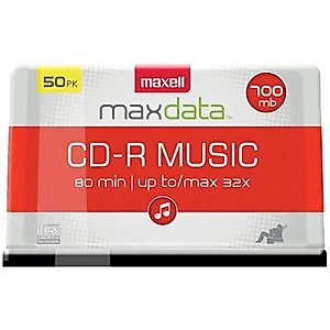 Maxell 32x CD-R for Music - 50 Spindle