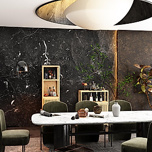 VISTACASA Natural Bamboo Towel Storage Cabinet, 4-Shelf Tall Bathroom Cabinet with Door and Bathroom Towel Shelf,Narrow Linen Tower for Bathroom, Kitchen, Living Room, Hallway,Dining Room