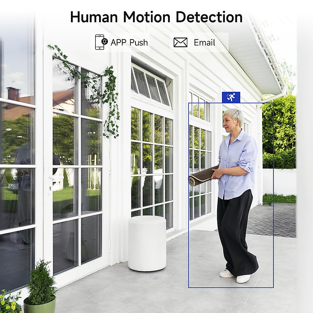 XVIM 8CH 1080P Wired Security Camera System with 1TB Hard Drive, 8pcs HD Outdoor Home Surveillance Cameras Night Vision Remote Access Motion Alert