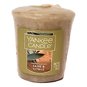 Yankee Candle Lot of 6 Sage & Citrus Votive Candles