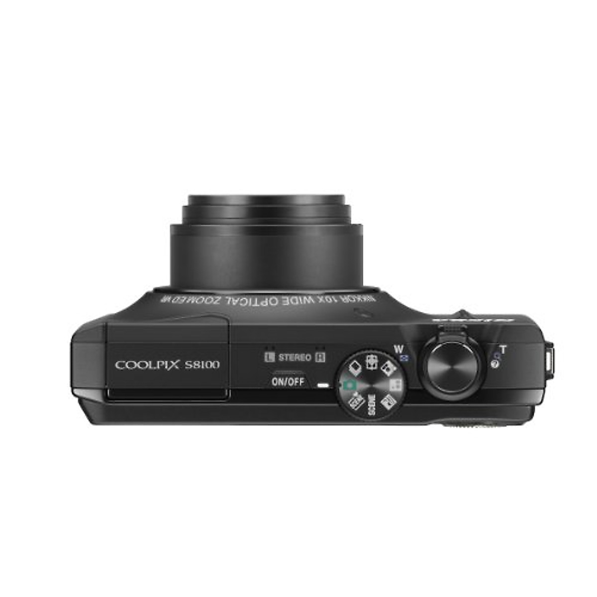 Nikon Coolpix S8100 12.1 MP CMOS Digital Camera with 10x Optical Zoom-Nikkor ED Lens and 3.0-Inch LCD (Black)