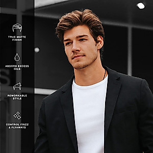 Hair Craft Co. Clay Pomade 2oz - Shine-Free Matte Finish - Medium Hold/Natural Look –Clay Base [Super Dense], Stylist Approved – Ideal for Textured, Thickened & Modern Styles – Unscented