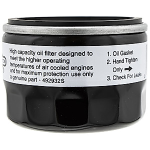 CUB CADET BS-492932S Oil Filter RZT22 RZT42 RZT50 LTX1046 LTX1050 Z-Force 44 48