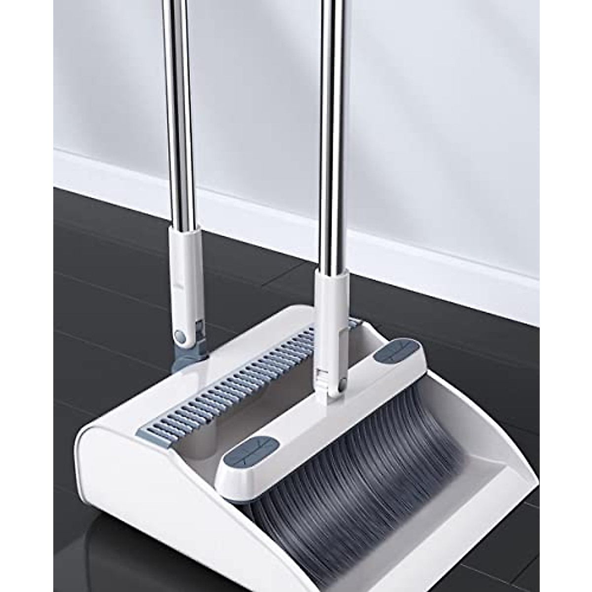 FEMUN,Brooms,Broom and Dustpan Set,Brooms for Sweeping Indoor,Broom Set,Broom and Dustpan Set Heavy Duty,Folding Broom,Cleaning Supplies,Cheap Broom-Can be Used for Office, Bedroom, Living Room.