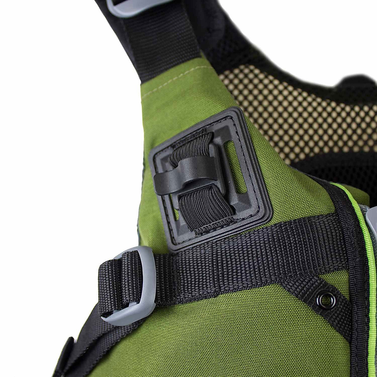 Stohlquist Fisherman Lifejacket (PFD)-OliveGreen-S/M