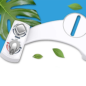 BUTT BUDDY Spa - Bidet Toilet Seat Attachment & Fresh Water Sprayer (Cool & Warm Temperature Control | Easy Setup, Universal Fit, Non-Electric | Dual-Nozzle Cleaning, Adjustable Pressure, Female Wash)